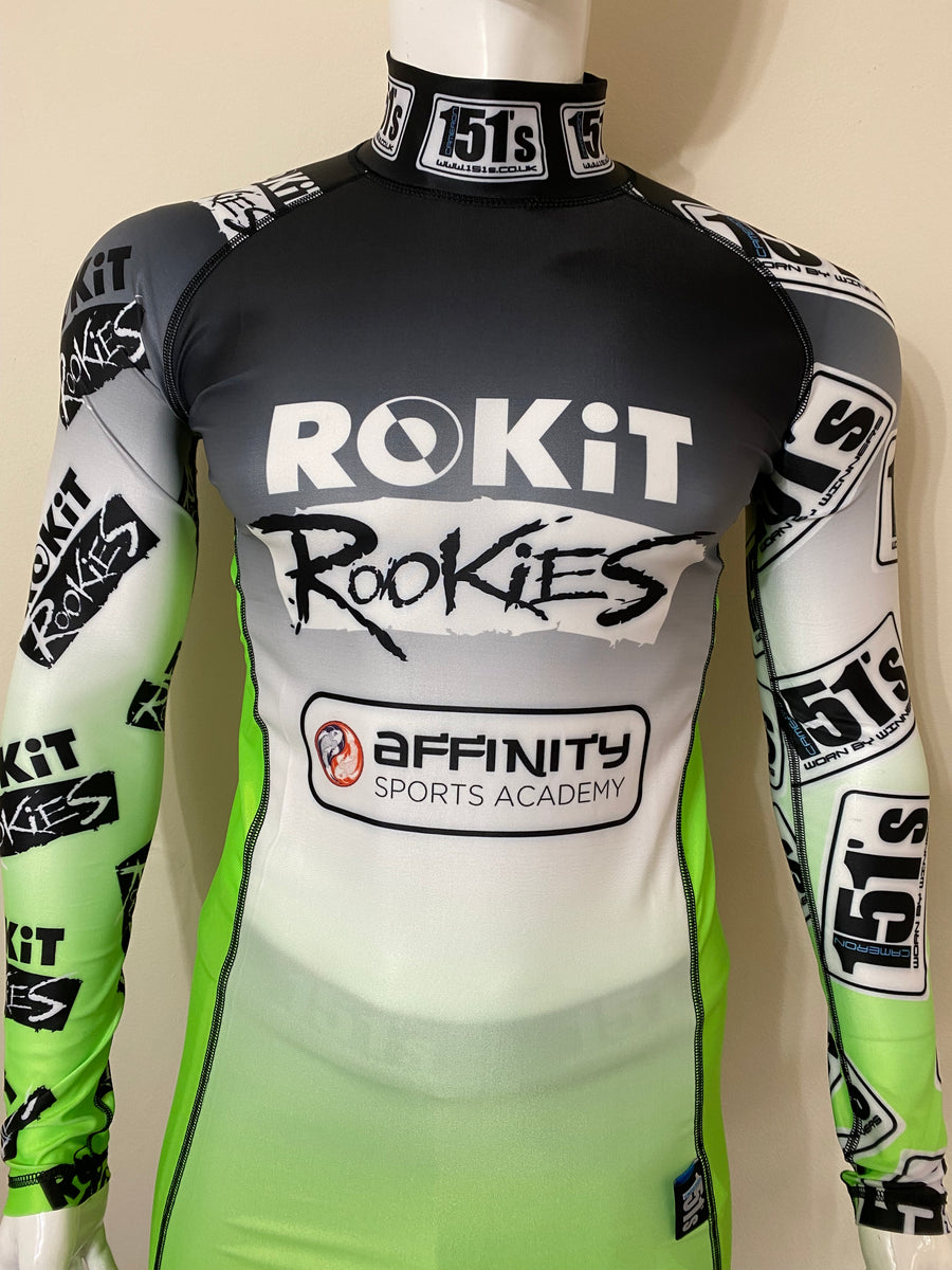 151s Compression Base Layer Top - Rokit Rookies BLACK TOP