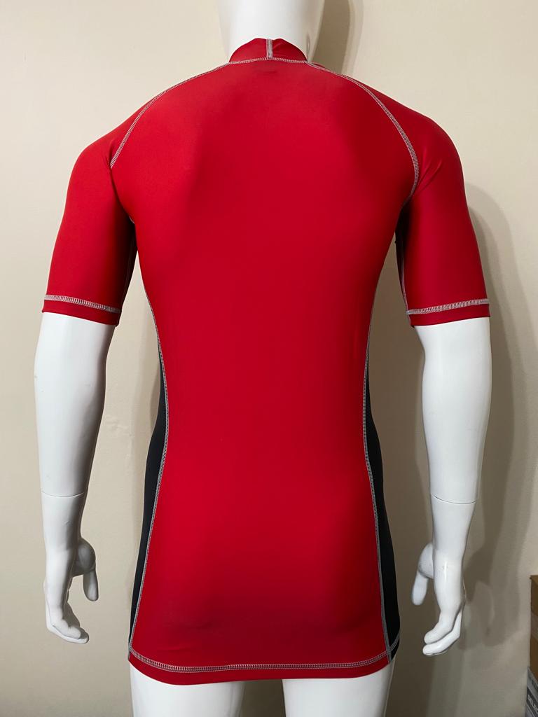 Compression Base Layer Top Short Sleeve - Red || Worn By Winners – 151s