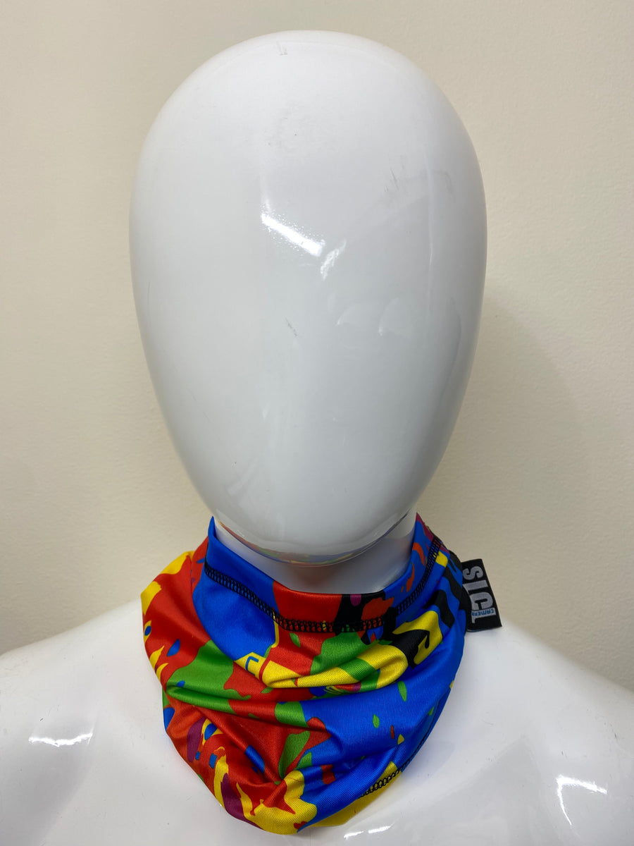 151s Snood Face Mask Neck Warmer - Splatter || Worn By Winners