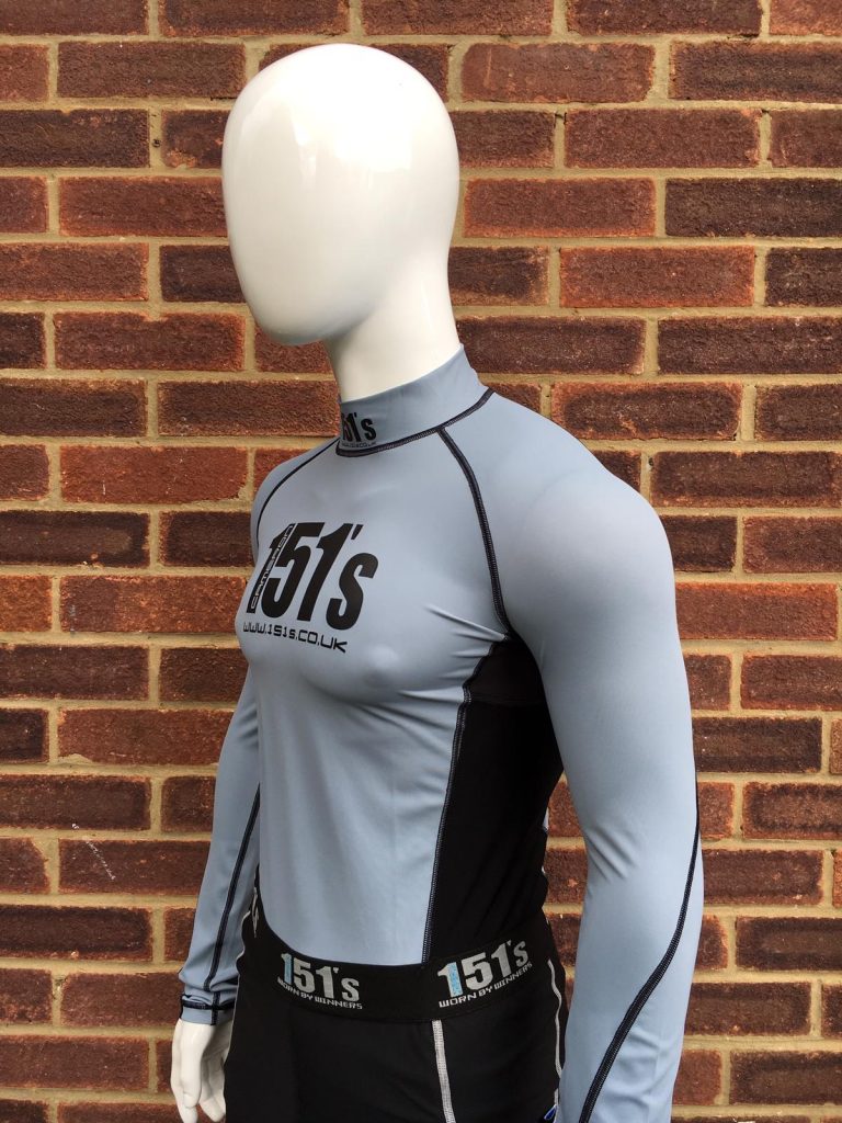 151s Kids Compression Base Layer Top - Grey || Worn By Winners