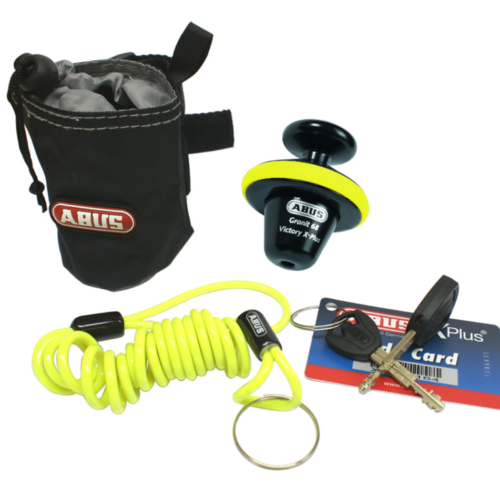 ABUS Granit Victory XPlus 68 Motorcycle X-PLUS Brake Disc Lock Thatcha ...